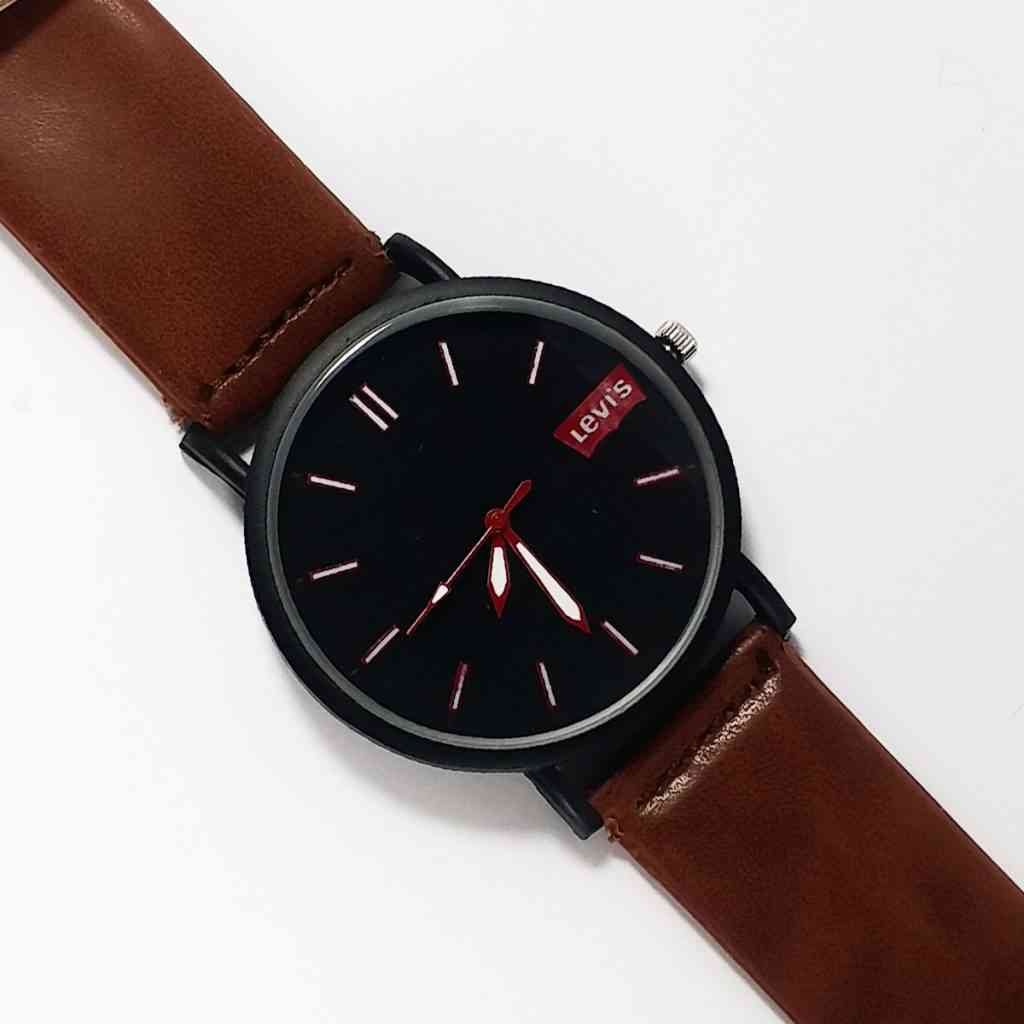 Men s Black Analog Wrist Watch Best Price Ido lk