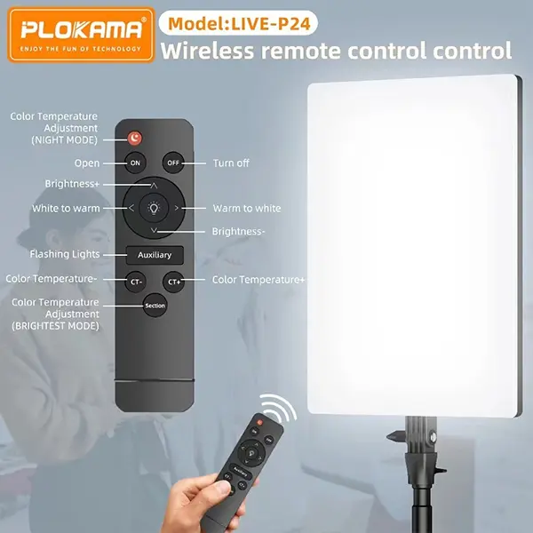Plokama Live P24 LED Video Light Panel - ido.lk