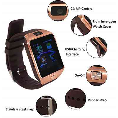 Buy Smart Watch With Camera Bluetooth - | Best Price| ido.lk