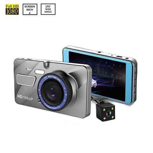 A10 Full HD 1080P Dual Lens Vehicle Black Box Car DVR -Best Price - ido.lk