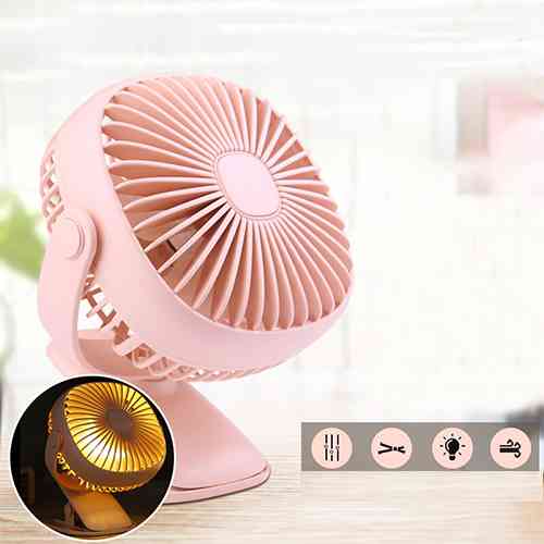 Buy Mini Desk Fan Clip USB Rechargeable - Best Price In Sri Lanka - ido.lk