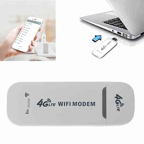 USB Modem 4G LTE Network Adapter With WiFi Hotspot SIM Card 4G Wireless ...