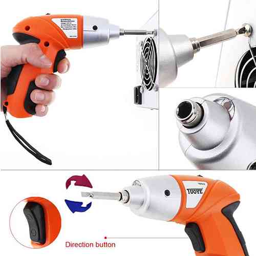 3.6V Rechargeable Hand Drill - Non-slip and cordless screwdriver - ido.lk