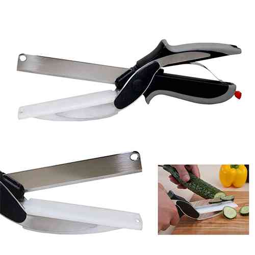 Kitchen Smart Cutter 2-in-1 Knife & Chopping Board - ido.lk