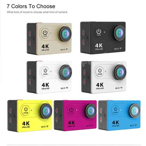 Buy Ultra HD 4K Action Camera - 2inch Wifi Sports Camera - ido.lk