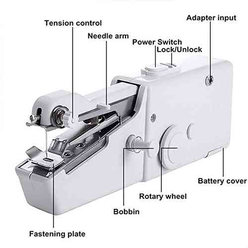 Mini Handy Sewing Machine - Portable Cordless Quick Stitch - ido.lk