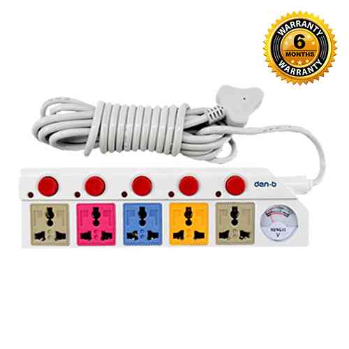Buy Den-B Power Extension Adapter 5 Socket - ido.lk