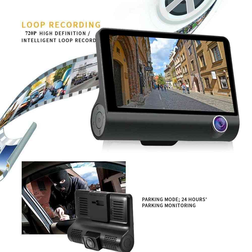 3 Camera Car DVR Dash Cam Vehicle Video Recorder - ido.lk