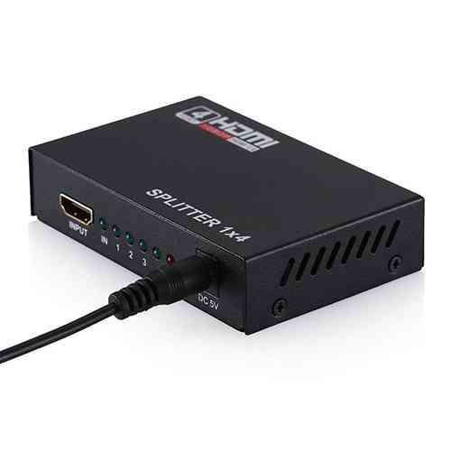 HD 4K 4 Port HDMI Splitter Hub - 4 in1 HDMI Hub - ido.lk