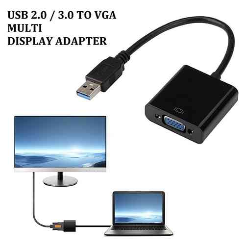 USB to VGA Video Adapter - USB 3.0 to VGA HDMI Converter - ido.lk