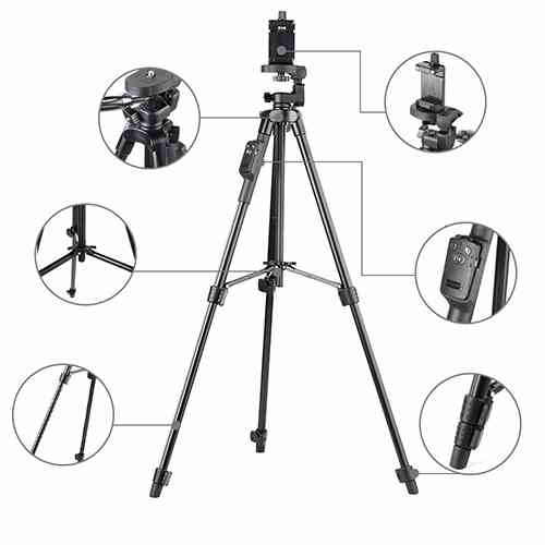 Bluetooth Remote Tripod for phone, video camera Tripod TTX-6218 - ido.lk