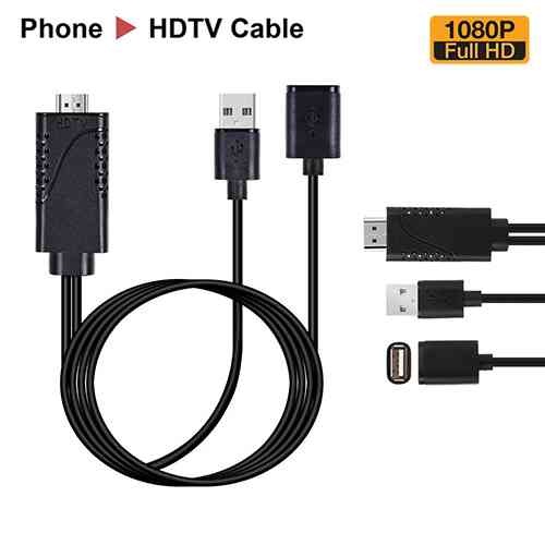 Phone to HDTV Adapter Sri Lanka 1# Price1080P HDMI USB Cable - ido.lk