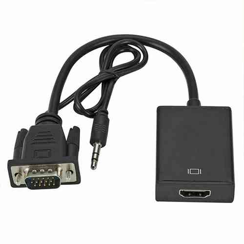 VGA to HDMI Converter Cable with Audio Support 1080P - ido.lk