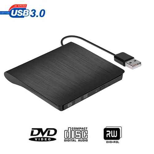 Portable External DVD Drive USB 3.0 Interface Super Slim - ido.lk
