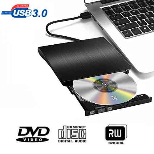 Portable External DVD Drive USB 3.0 Interface Super Slim - ido.lk