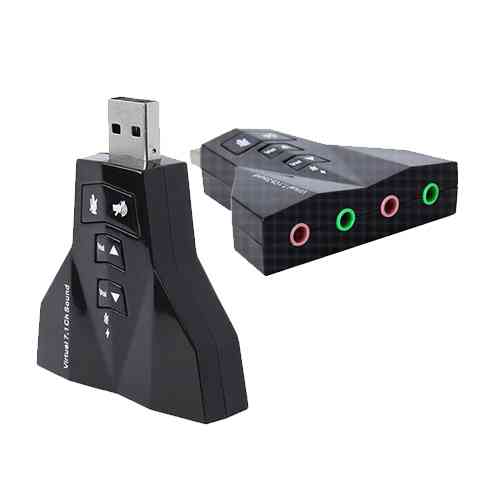 USB Sound Card Adapter External Virtual 7.1 Sound Card - ido.lk