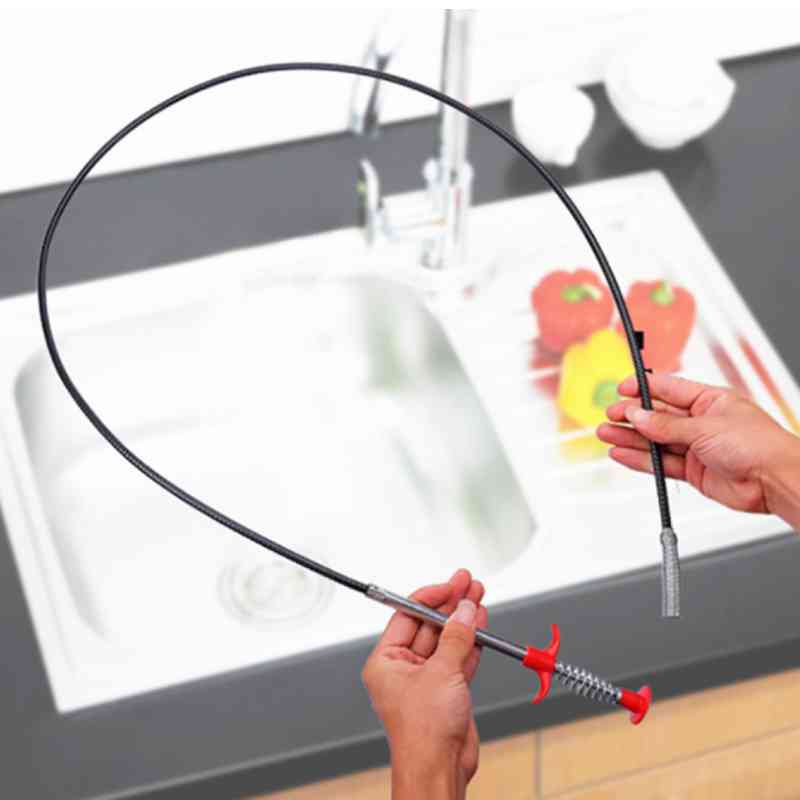 Bendable Sink Cleaning Hook Drain Clog Dredging Tool - ido.lk