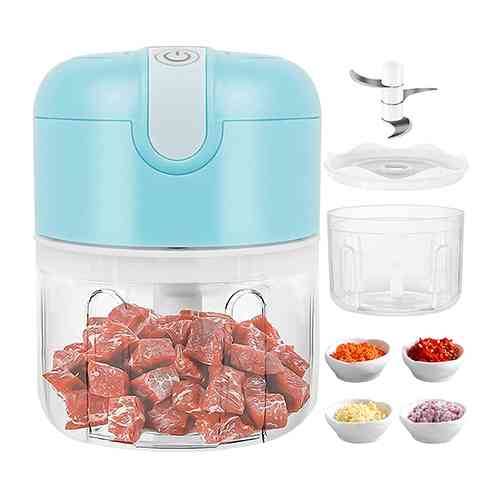 Electric Rechargeable Food Chopper Mini Garlic Chopper - ido.lk