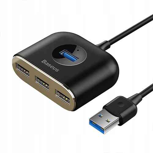 Baseus USB Hub 4 in 1 Adapter Square Round USB3.0 Hub - ido.lk