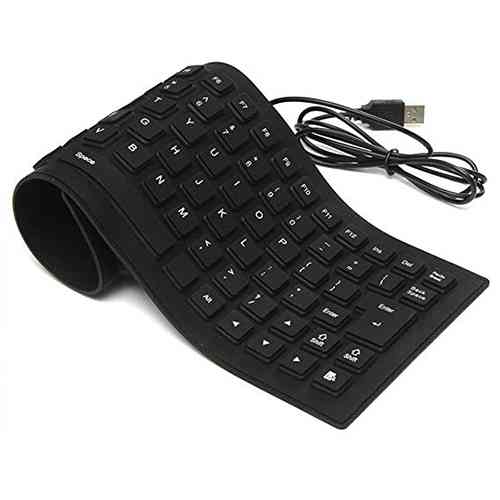 Flexible Folding Wired Keyboard for PC Desktop Laptop - ido.lk