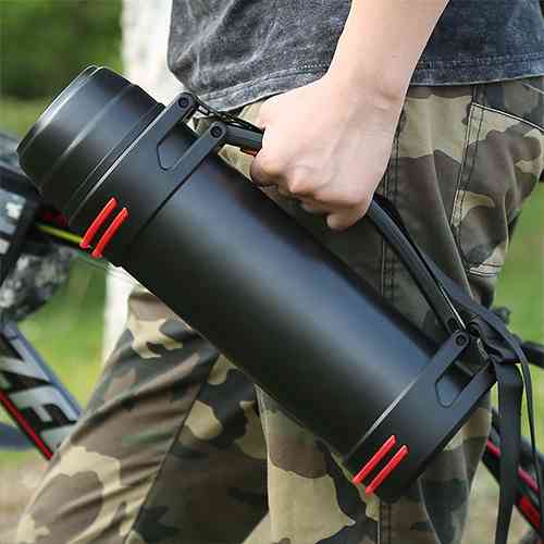 2.5L Portable Vacuum Flask Insulated Hot Water Bottle - ido.lk