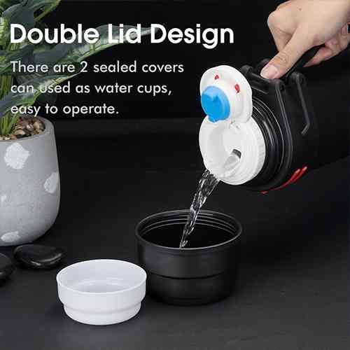 2.5L Portable Vacuum Flask Insulated Hot Water Bottle - ido.lk