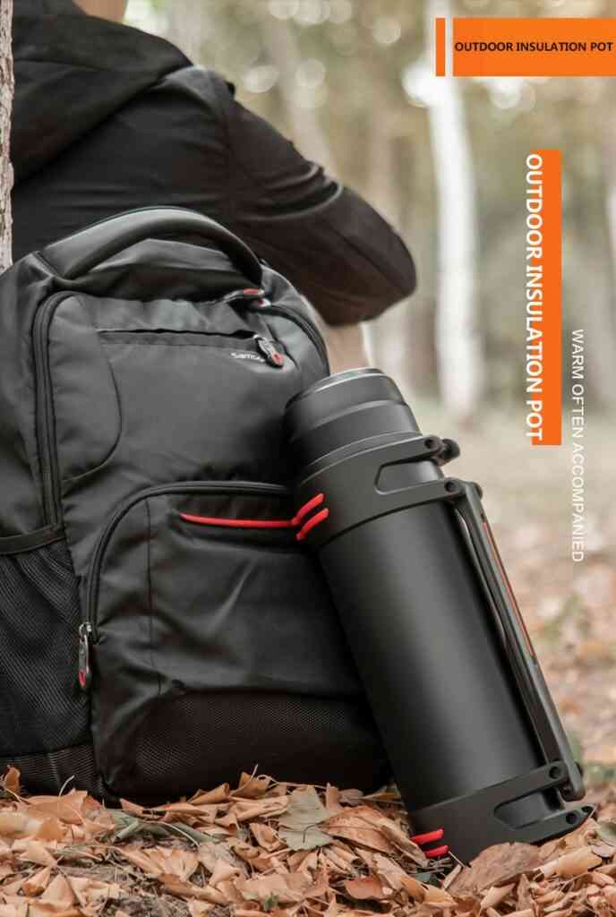 2.5L Portable Vacuum Flask Insulated Hot Water Bottle - ido.lk