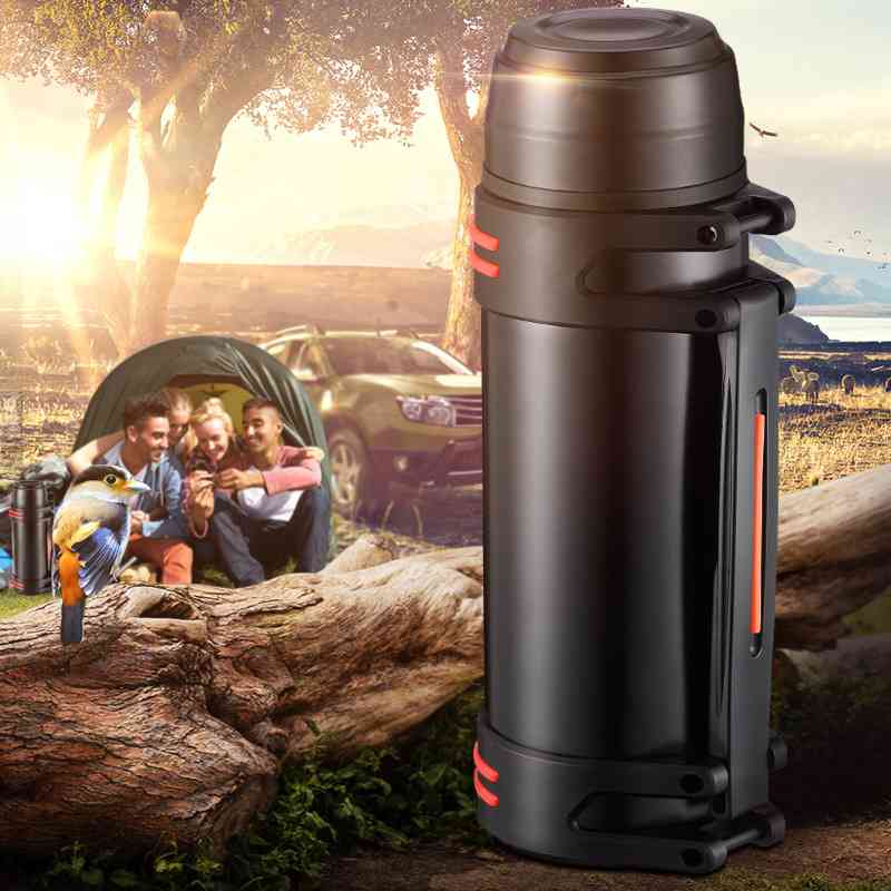 2.5L Portable Vacuum Flask Insulated Hot Water Bottle - ido.lk