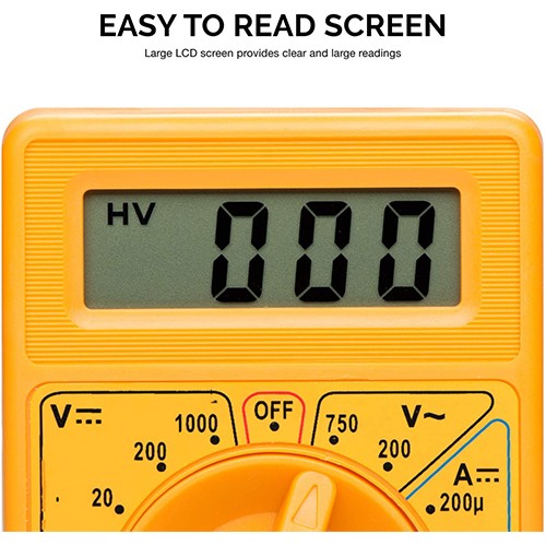 Digital Multimeter with BuzzerSquare Wave Output Tester - ido.lk