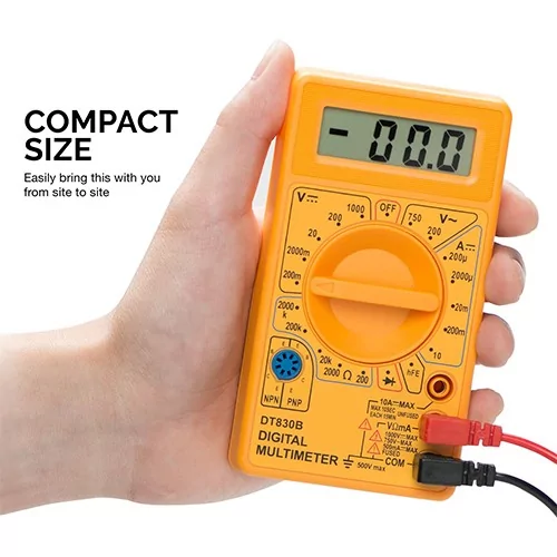 Digital Multimeter with BuzzerSquare Wave Output Tester - ido.lk