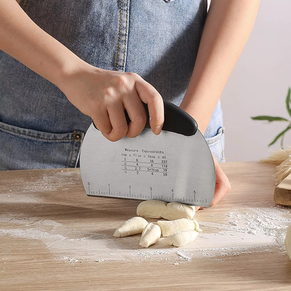 Stainless Steel Dough Cutter Scraper Knife Tool - ido.lk