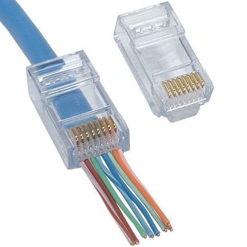 CAT6 Network Cable Connector AMP Tyco RJ45 - ido.lk