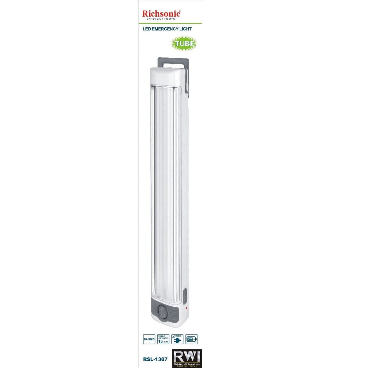 LED Emergency Rechargeable Light Richsonic RSL 1307 - ido.lk