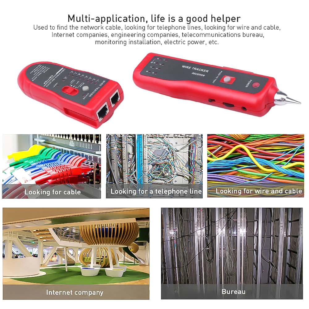 Wire Tracker Cable Tester Multipurpose Lines Testing Device - ido.lk