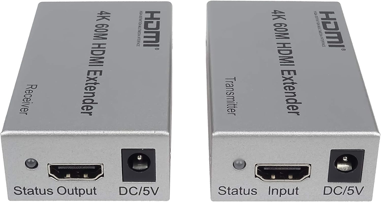 4K HDMI Extender 60M Over RJ45 LAN CAT6 Cable - ido.lk