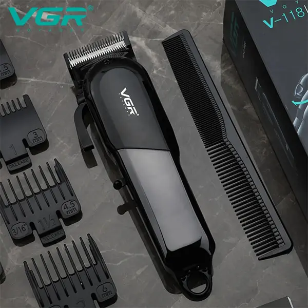 VGR V-118 Professional Rechargeable Hair Trimmer - ido.lk