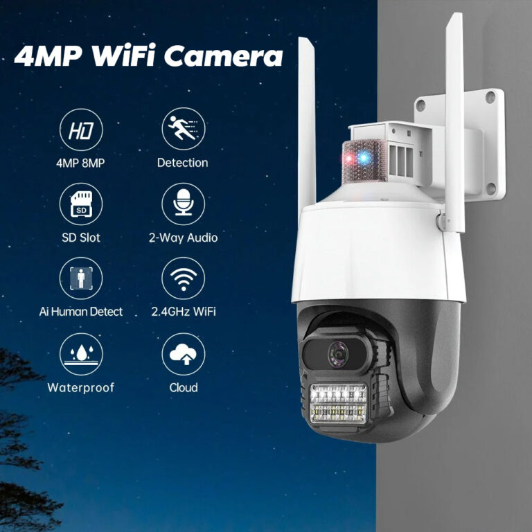 ICSEE 4MP Wireless WIFI CCTV Camera - ido.lk