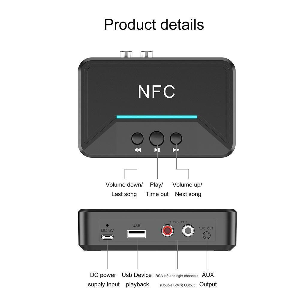 Bluetooth Audio Wireless Receiver NFC BT200 - ido.lk