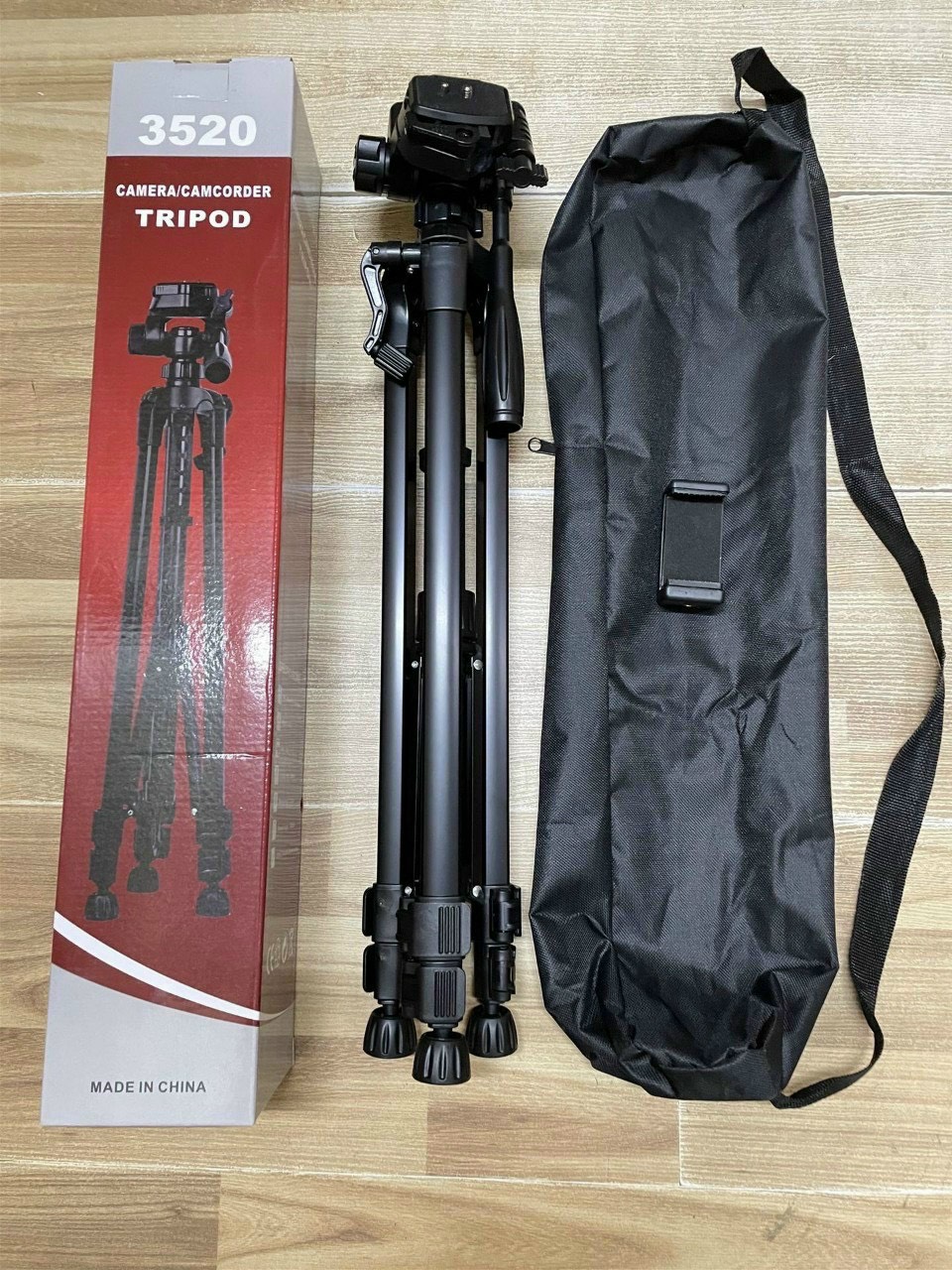 Professional Camera Tripod Stand 3520 – Maximum Height 1.4M - ido.lk