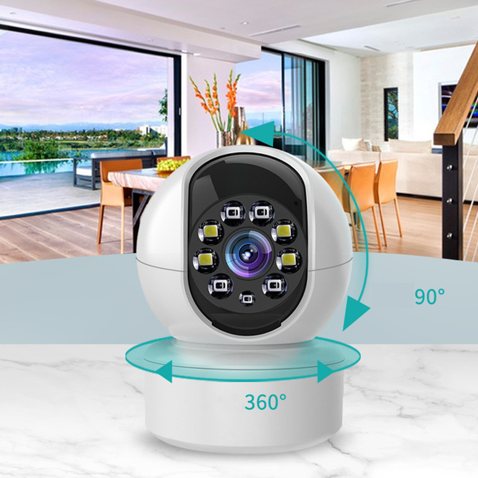 Home Security IP WiFi Camera V380 Pro - ido.lk