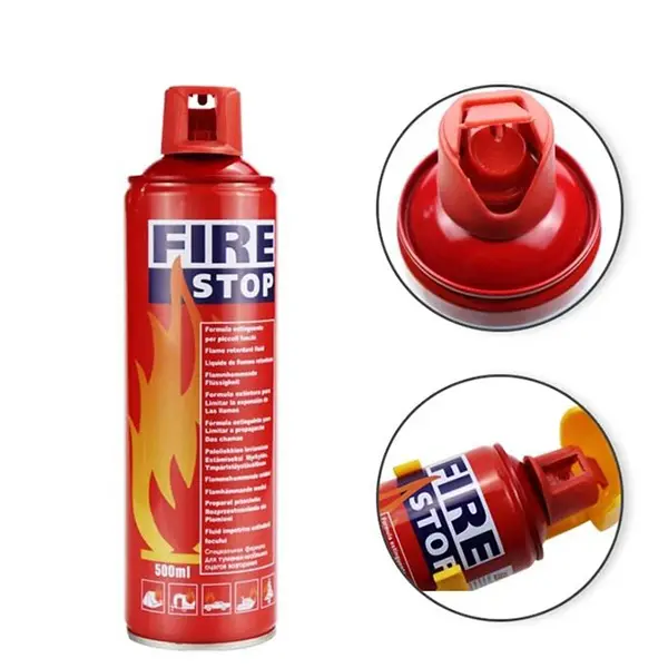 Fire Stop Portable Fire Extinguisher 500ml - ido.lk