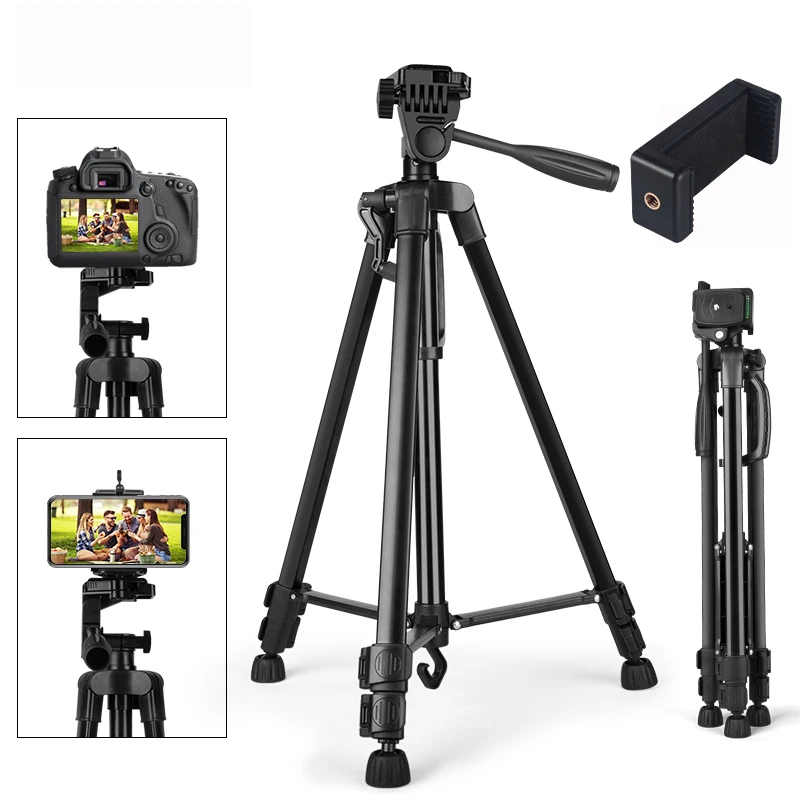 3366 Portable Tripod Stand for Phone/DSLR Camera - ido.lk