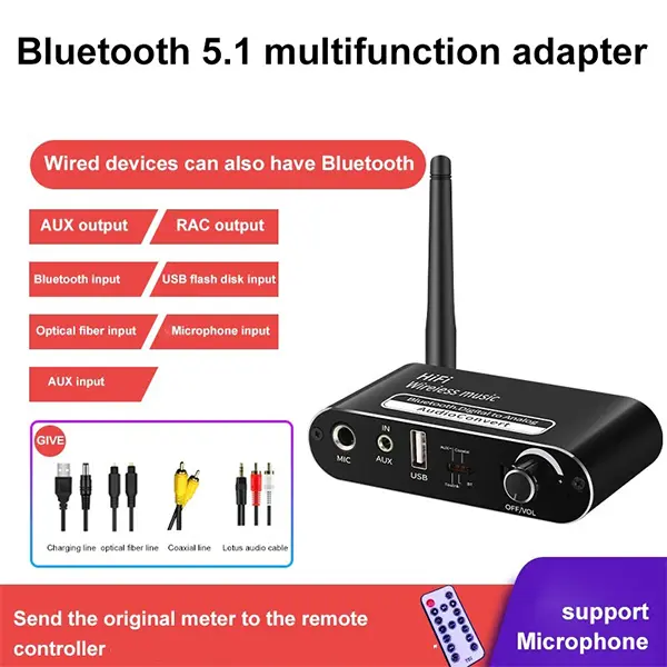 Multifunctional Wireless Bluetooth 5.1 Audio Receiver - ido.lk