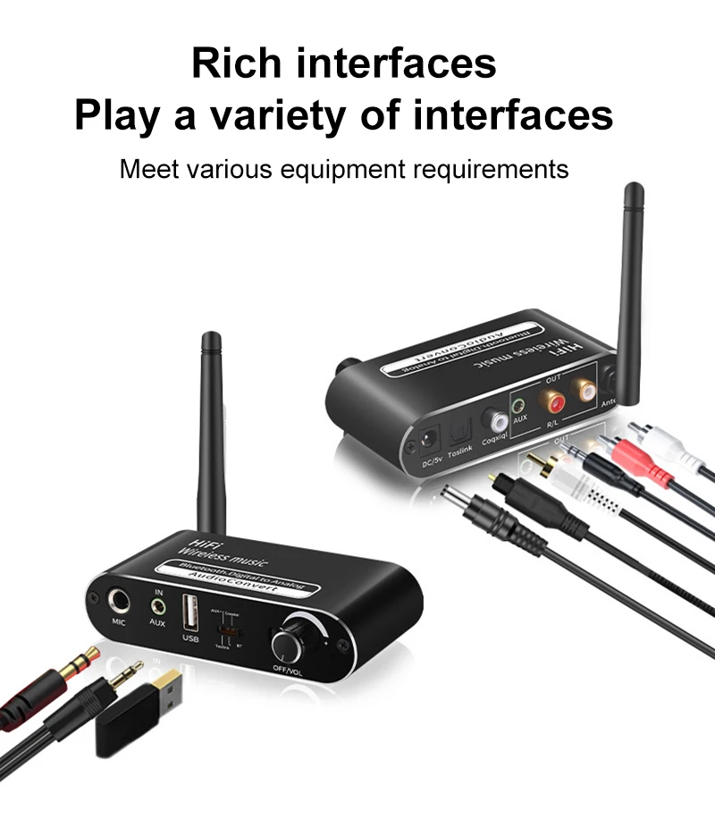 Multifunctional Wireless Bluetooth 5.1 Audio Receiver - ido.lk