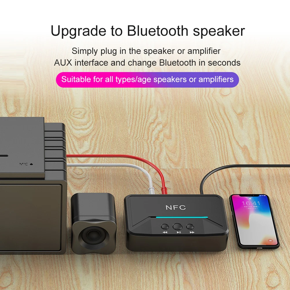 Bluetooth Audio Wireless Receiver NFC BT200 - ido.lk