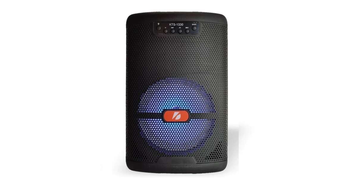 KTS 1330 Portable Bluetooth Speaker with Wireless Mic - ido.lk