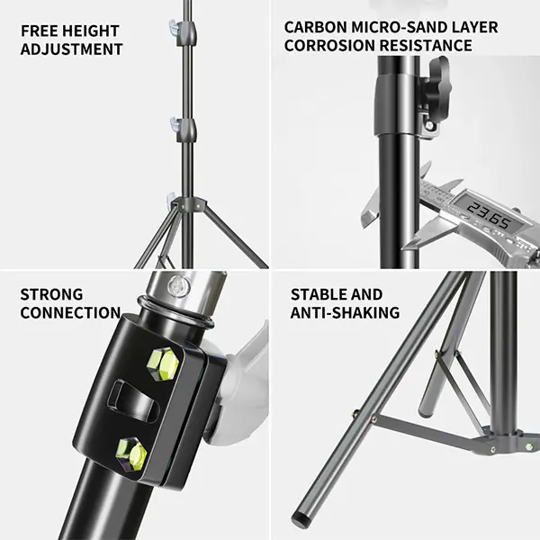 Adjustable Light Stand For Photo Studio Flash Lights - ido.lk