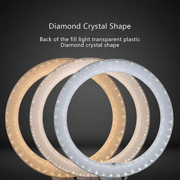 RGB Diamond Crystal Ring Light with Stand #Best Price - ido.lk