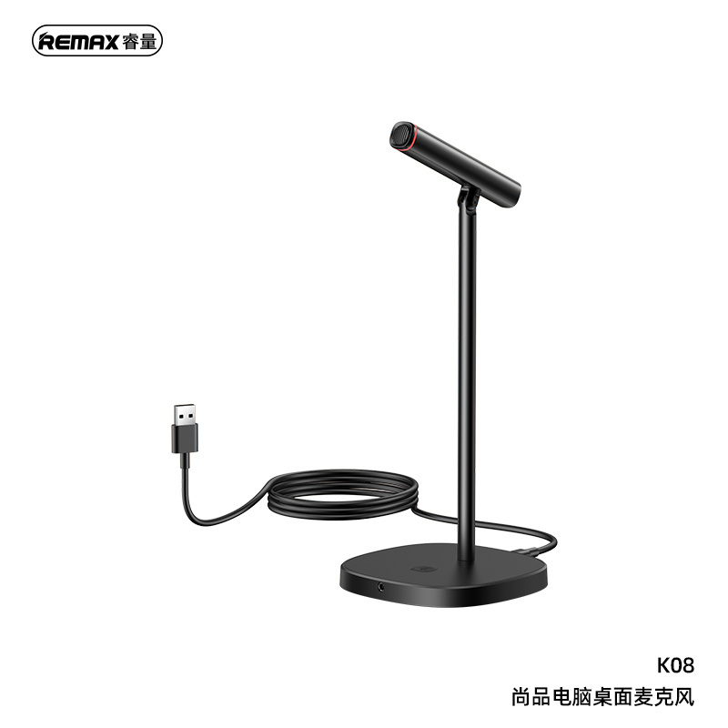Remax K08 Desktop Microphone for Audio Conferences & Gaming - ido.lk