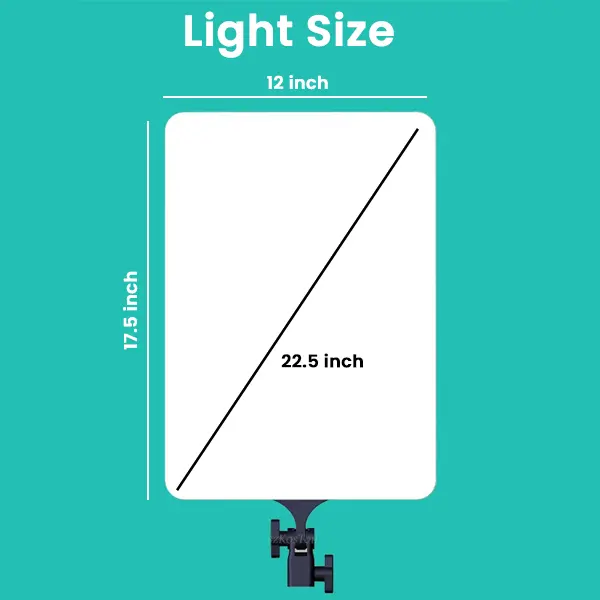 24 inch LED Video Light Panel Videography Lighting Kit - ido.lk